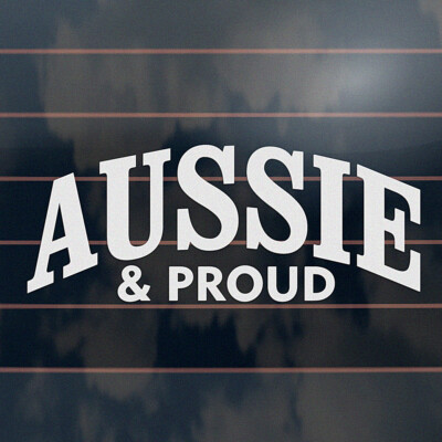 AUSSIE AND PROUD Sticker 200mm australian pride car vinyl decal | eBay ...