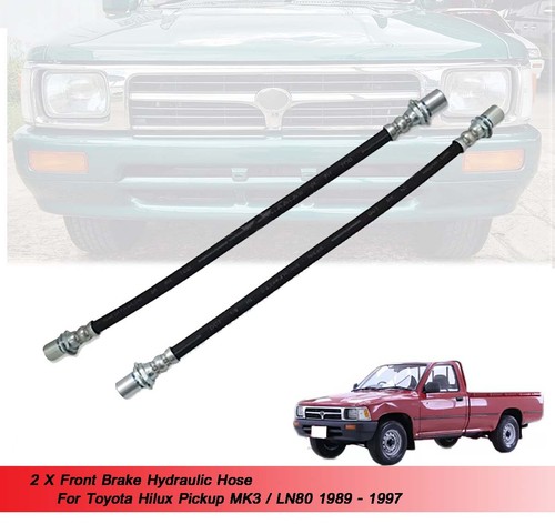 Front Brake hydraulic Hose For Toyota Hilux MK3 LN 50 1989 1990 1991 ...