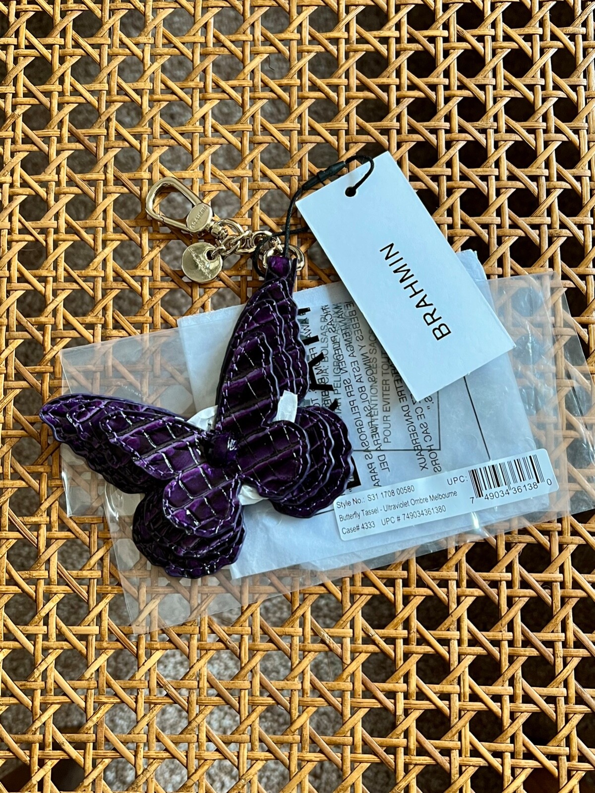 ️ BRAHMIN Butterfly in Ultraviolet Melbourne - An ombre purple color ️ ...