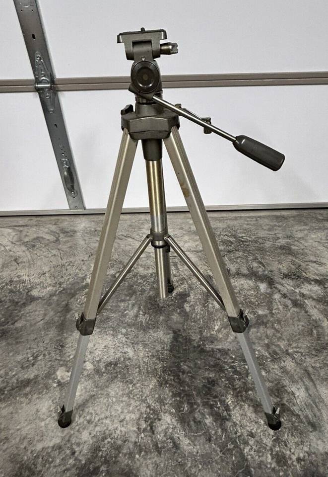 Vintage Sunset Model GD-3000 Camera Tripod With Pan Tilt Head Used | eBay