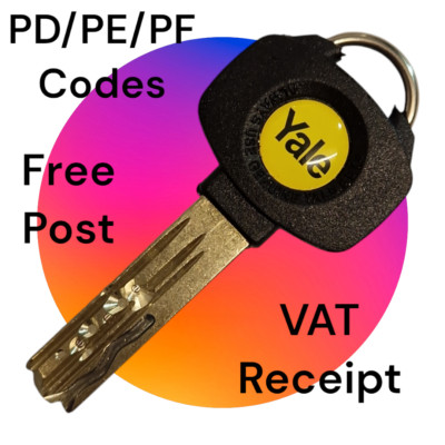 YALE PLATINUM 3 STAR PD/PE/PF GENUINE SECURITY DOOR KEY CUT TO CODE ...