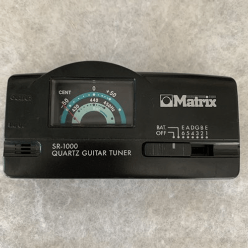 Matrix SR-1000 Quartz Guitar Tuner-Not Tested | eBay