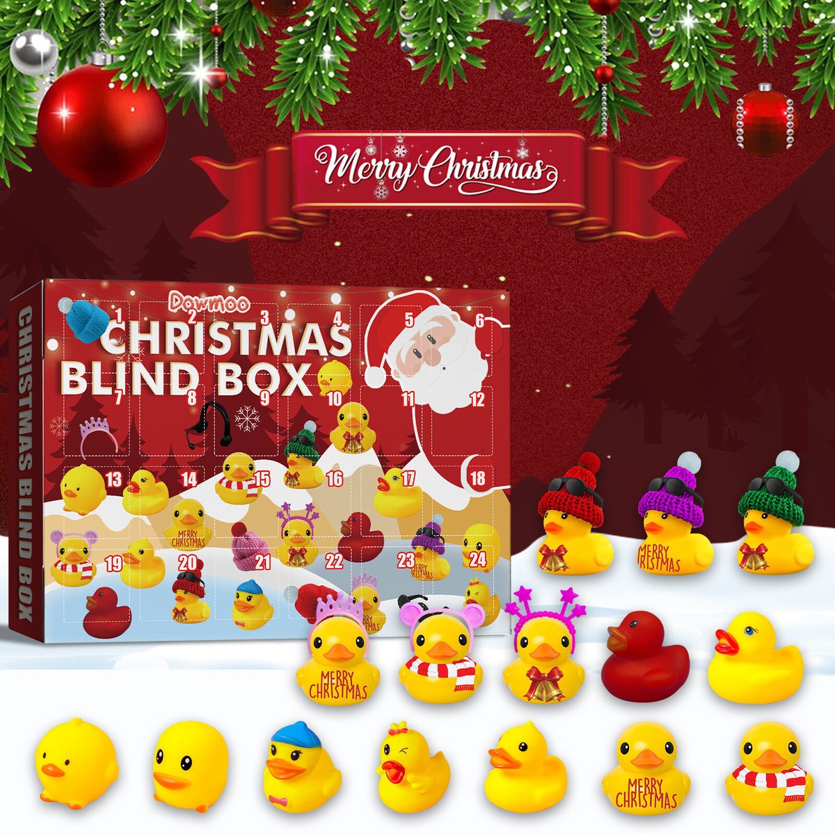 Christmas Christmas Advents Calendar - Duck Advents Calendar | 24pcs ...