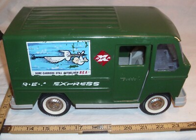 BUDDY L REA EXPRESS DELIVERY VAN TRUCK PRESSED STEEL TOY 1960 | eBay