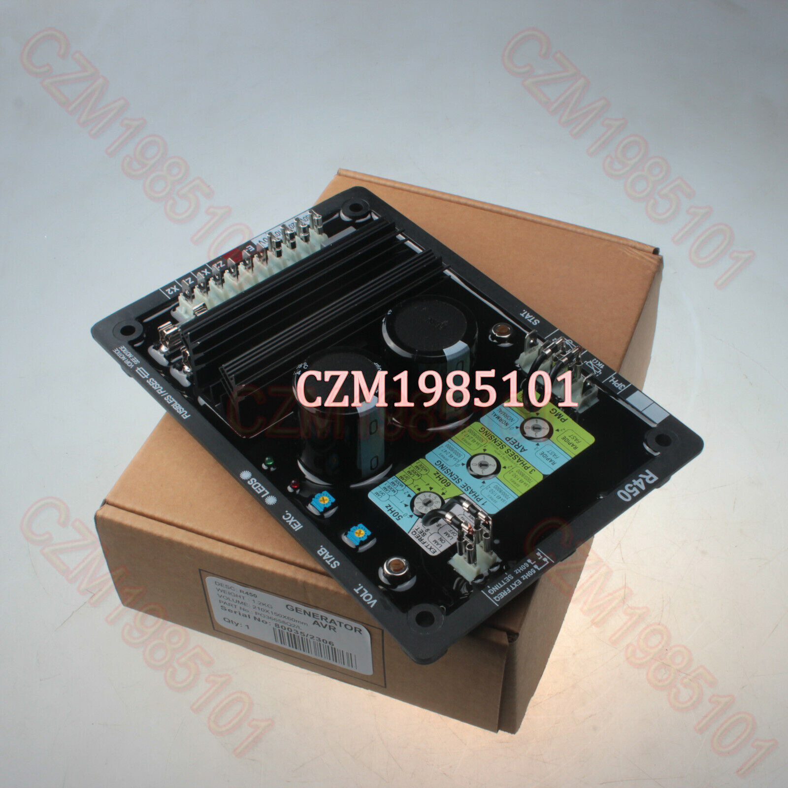 Voltage Regulator AVR R450 For LeroySomer SHUNT/AREP/PMG Excitation ...