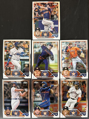 2023 Topps Chrome Houston Astros Team Set (7 cards) | eBay