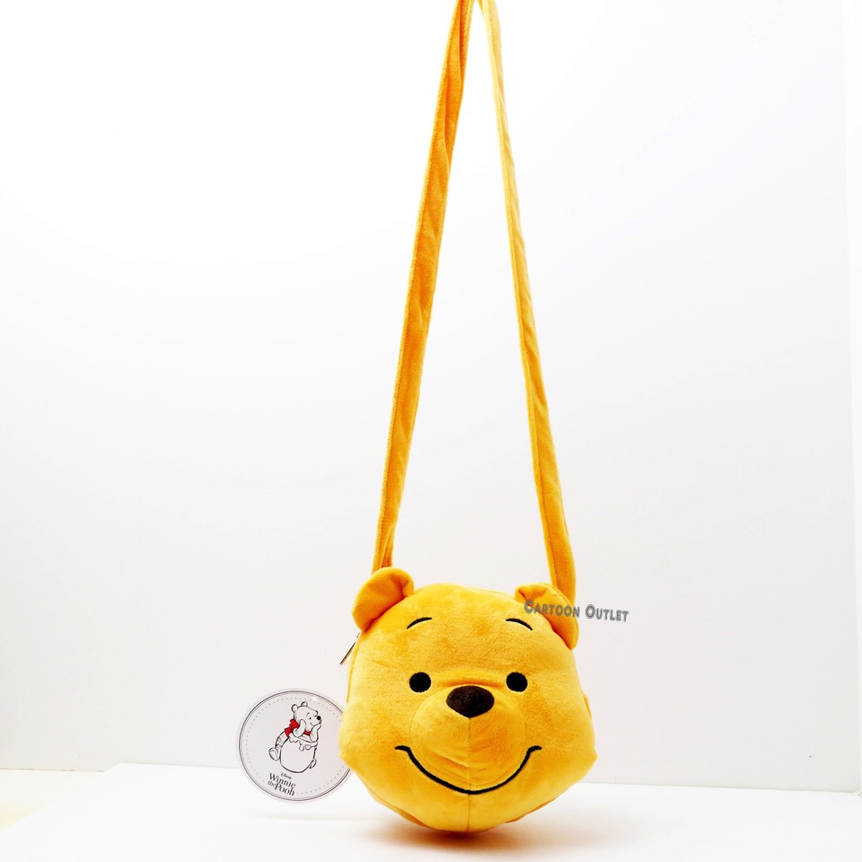 Disney Pooh Shoulder bag plush purse Soft Head Birthday Gift Winnie The ...