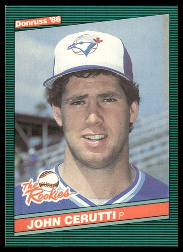 1986 Donruss The Rookies #20 John Cerutti Toronto Blue Jays | eBay