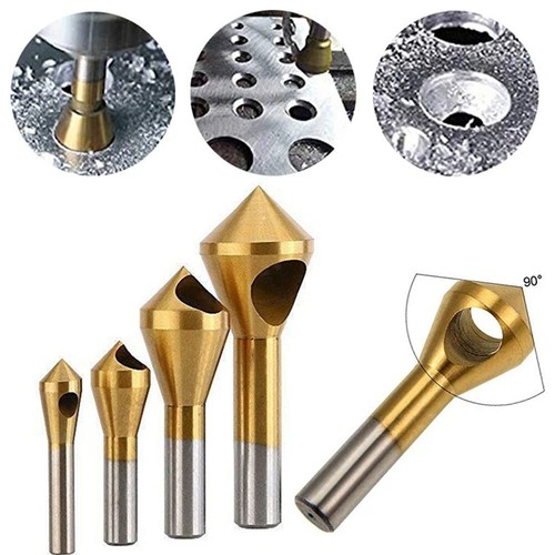 Durable Titanium Plated Countersink Bits for Wood Plastic and Aluminum ...