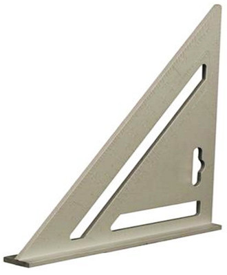 SPEED SQUARE/ROOFING/RAFTER ANGLE TRIANGLE GUIDE QUICK MEASURE 7" ALLOY ...