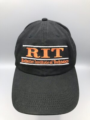 RIT Rochester Institute of Technology Black Adjustable Hat - The Game ...