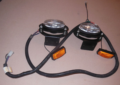 GEM car HEADLIGHTS/TURNSIGNALS Complete with WIRING,07-12Used Orig ...