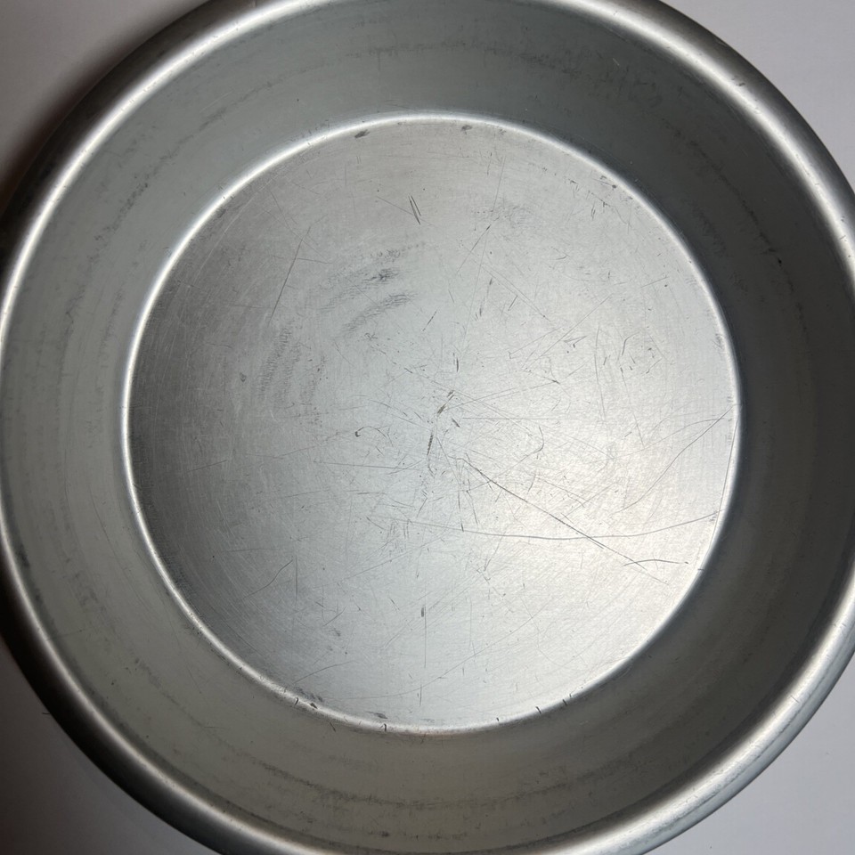 Vtg Wear-Ever Aluminum #2843 Pie Pan USA 8x 1.25 Metal Small Baking ...