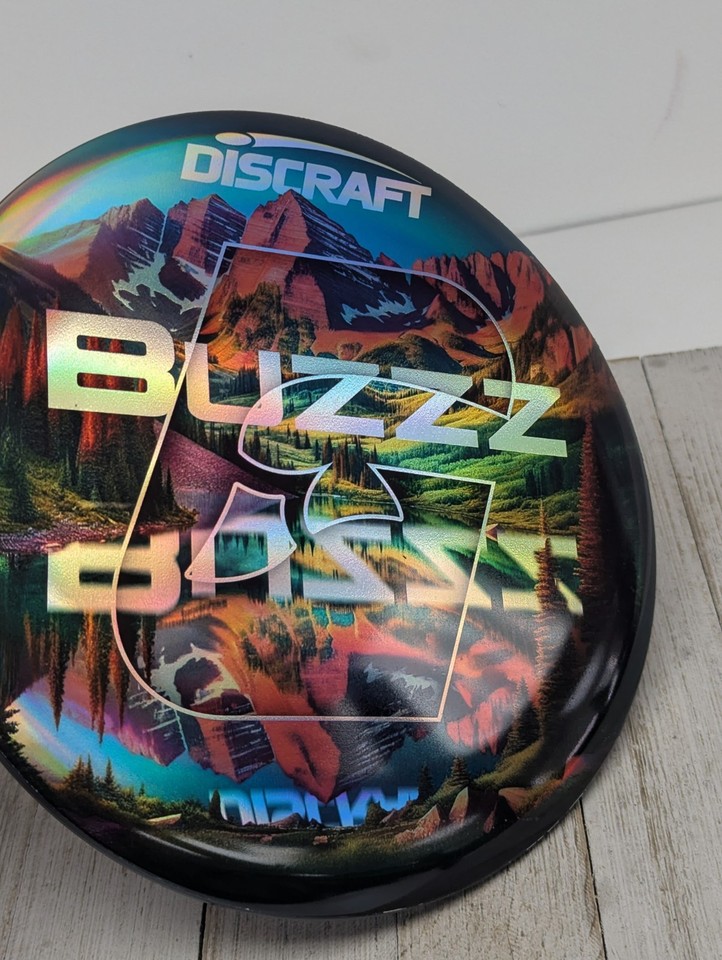 New Discraft Gossage Super Color Maroon Bells Full Foil Buzzz Golf Disc ...