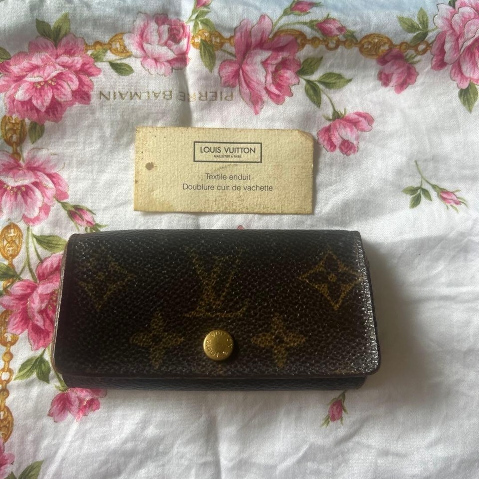LOUIS VUITTON Key Case Dark Brown | eBay