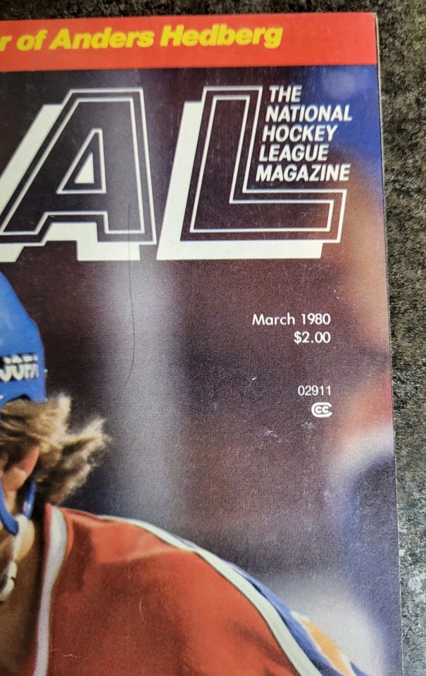 NHL GOAL Magazine Oilers WAYNE GRETZKY Cover 1980 Rookie Edmonton ...