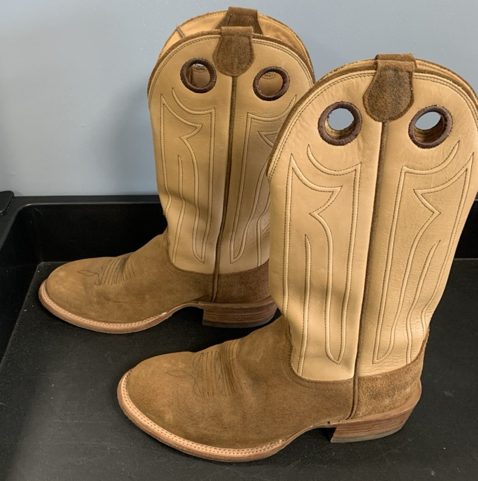 Tecovas Mens Prescott, Sandstone Suede, Size 8EE, Excellent Condition ...