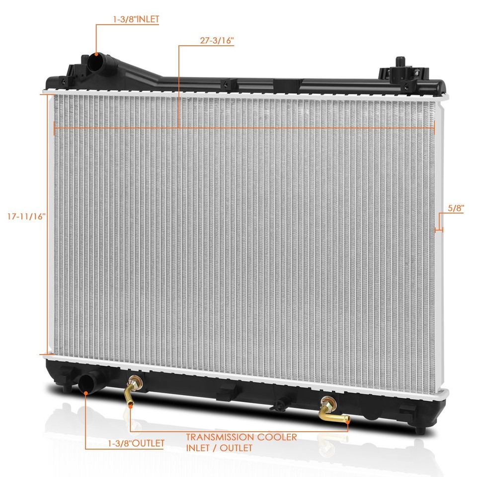 Aluminum OE Style Radiator for 09-13 Suzuki Grand Vitara 2.4L AT/MT DPI ...