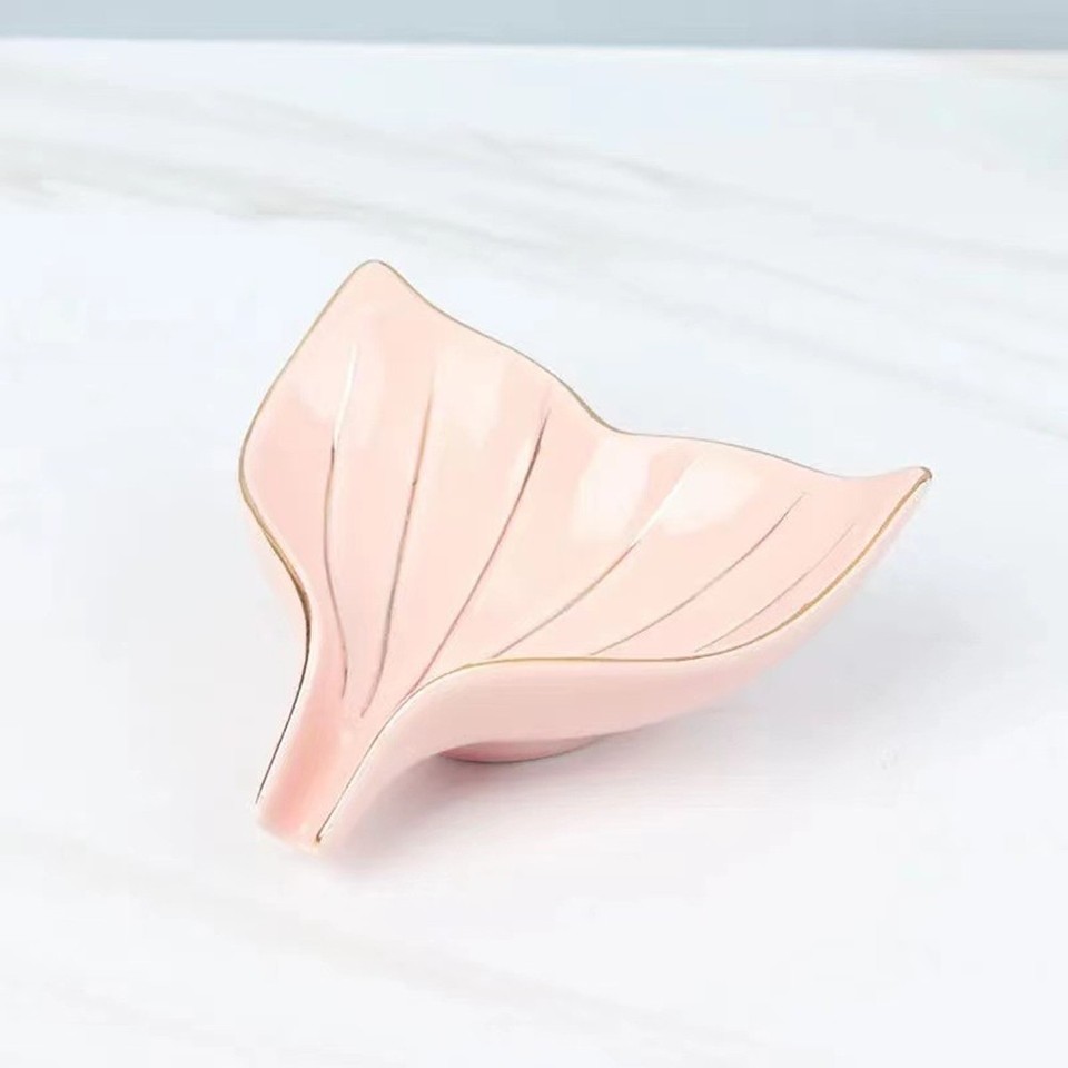 Soap Dish, Self-Draining Jewelry Holder, Fishtail Soap Dish Ceramic ...