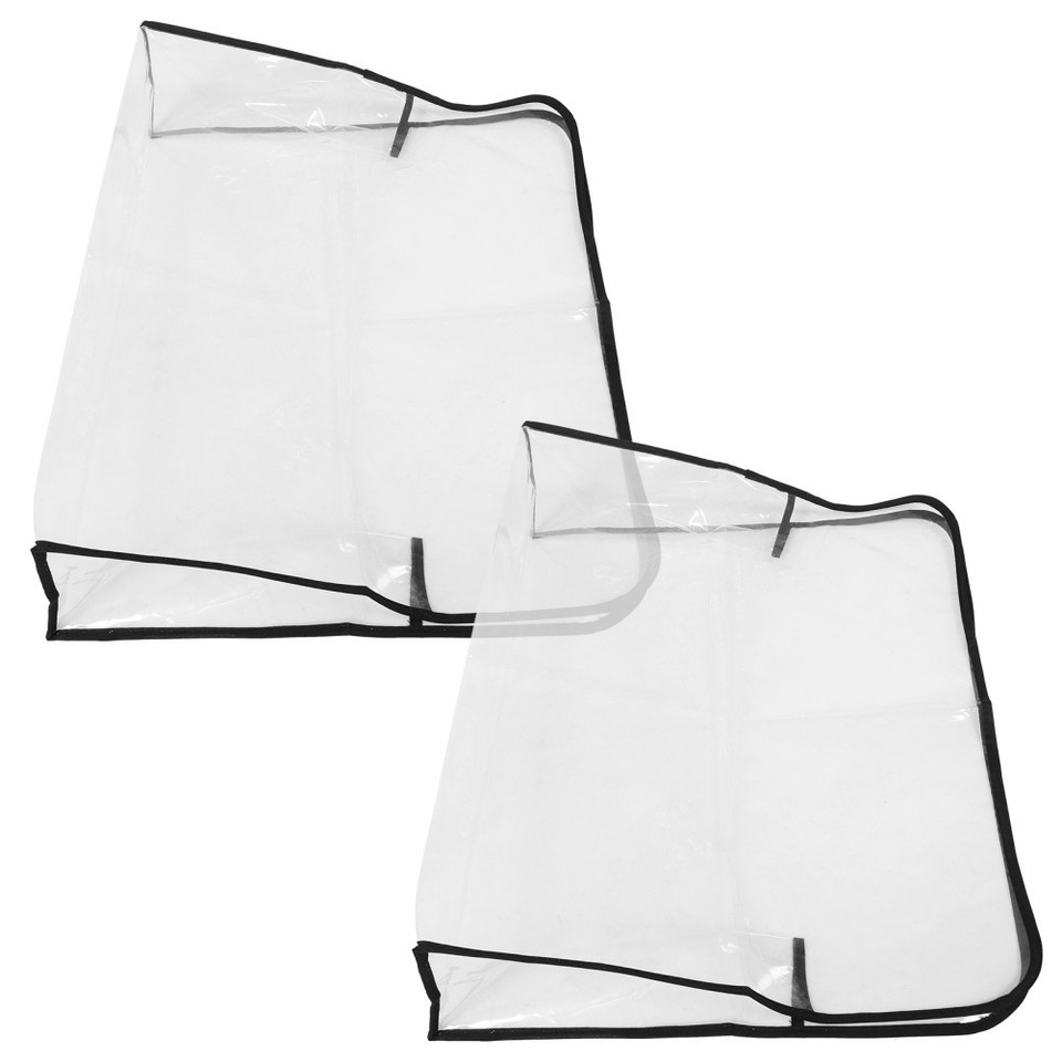 2 Pcs Chair Back Covers Headrest Plastic for Dining Chairs Salon Makeup ...