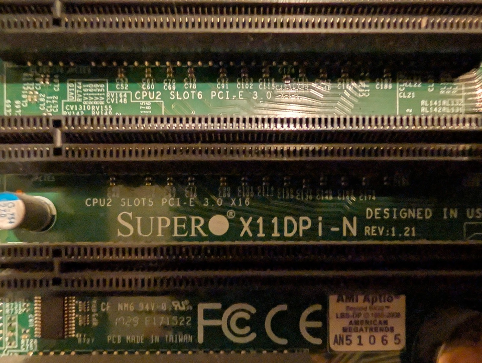 SuperMicro X11DPI-N Dual LGA 3647 Motherboard M.2 Slot DDR4 | eBay UK
