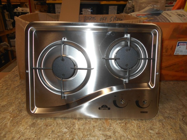 *capital 1204SS 2 Burner Drop-in Cooktop Stainless Steel RV for sale ...