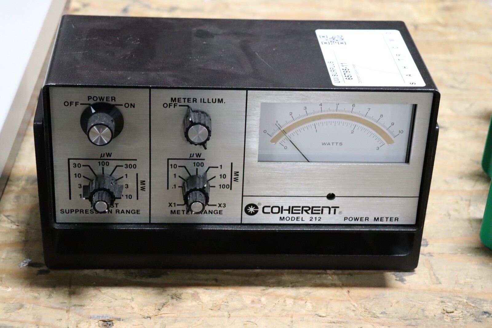 Coherent Radiation Labortories Model 212 Power Meter | eBay