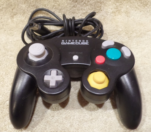 Official Nintendo GameCube Controller Pad Black GC -TESTED -WORKING | eBay