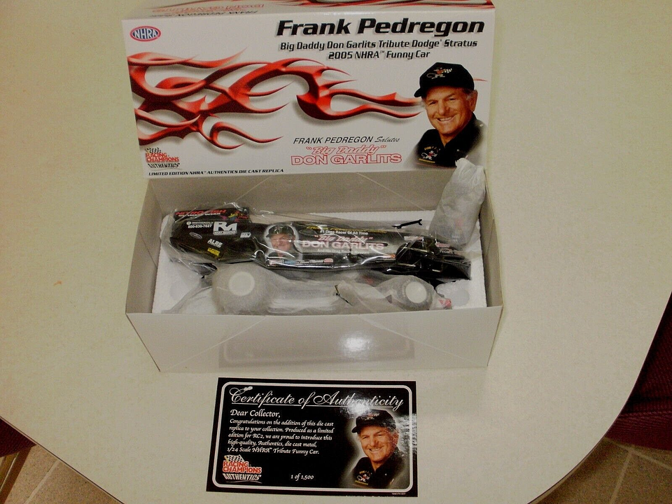 1/24 FRANK PEDREGON 2005 DON GARLITS TRIBUTE STRATUS FUNNY CAR 1/1500 ...