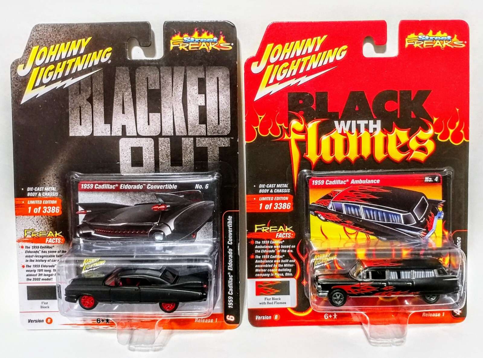 Johnny Lightning Street Freaks 1959 Cadillac Eldorado Convertible ...