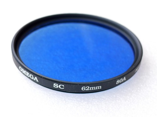 62mm OMEGA ProView (Kenko) 80A Filter - BLUE Color Correction - NEW | eBay