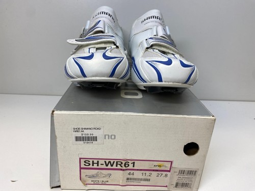 NEW Shimano SH-WR61 Women's Road Bike bicycle SHOES EU 44 US 11 White ...