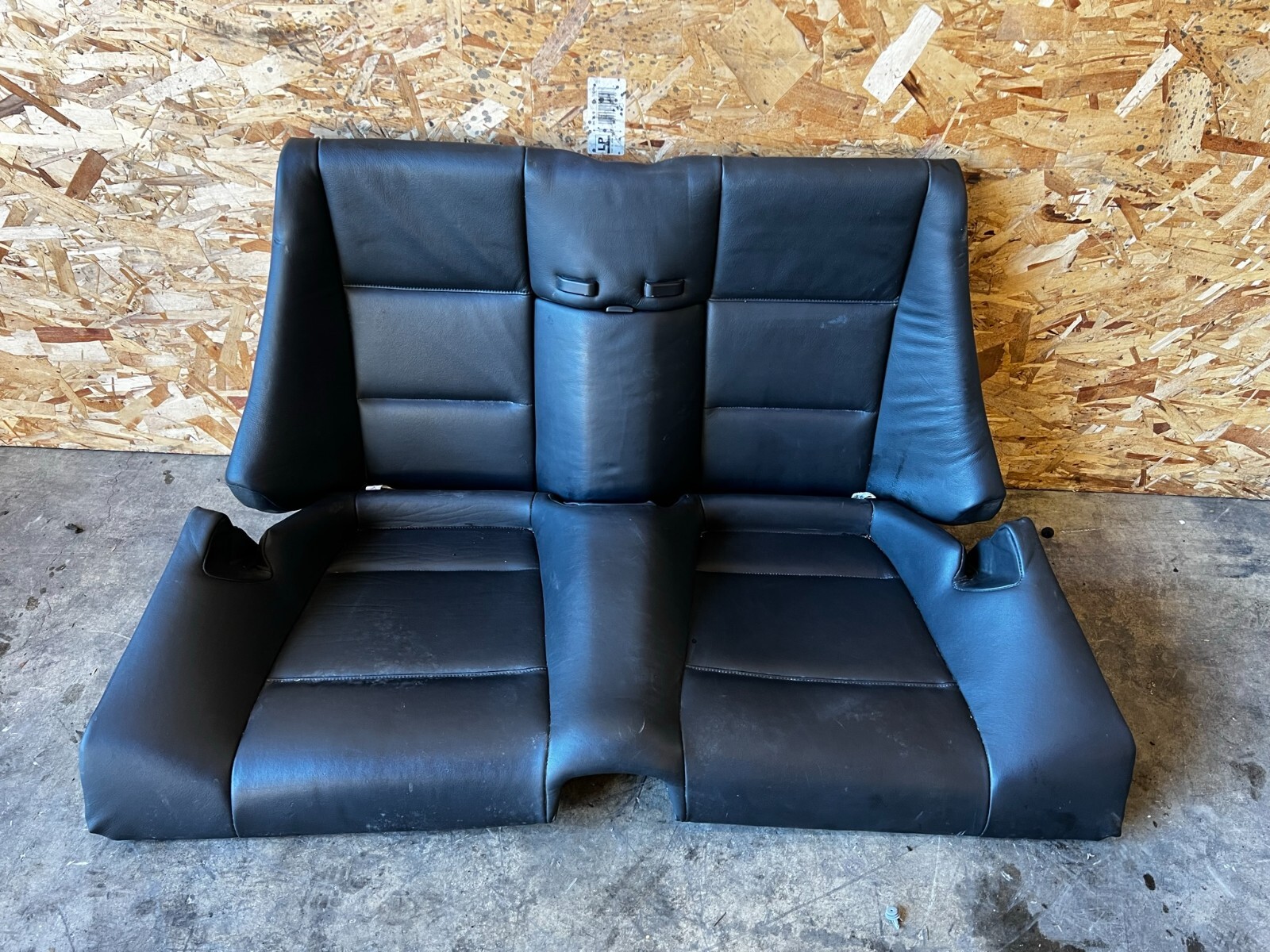 BMW E46 CONVERTIBLE FRONT AND REAR SPORT HEATED SEATS BLACK ASSEMBLY ...