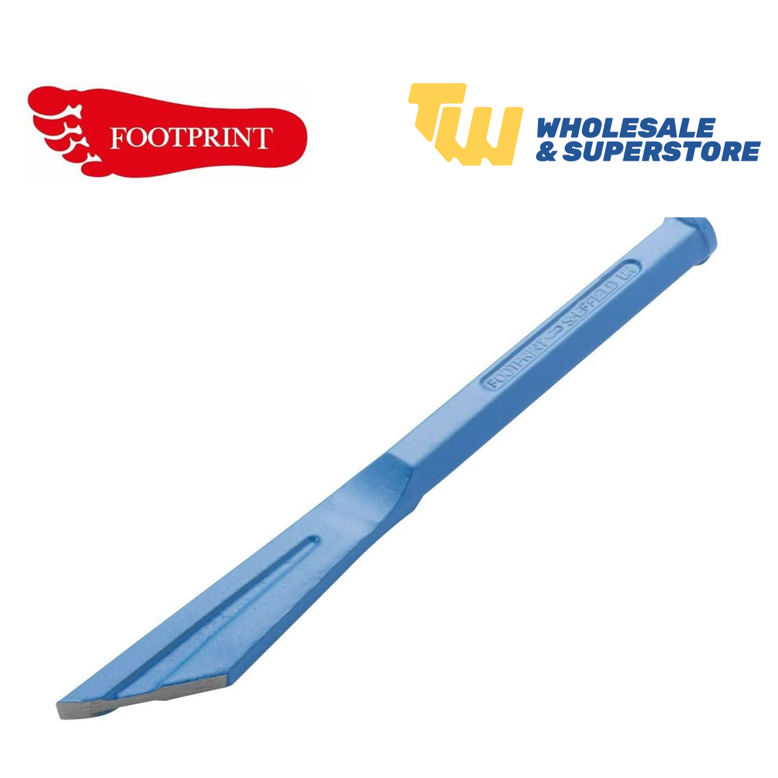 Footprint Plugging Chisel Heavy Duty Grooved Genuine Mortar Cement ...