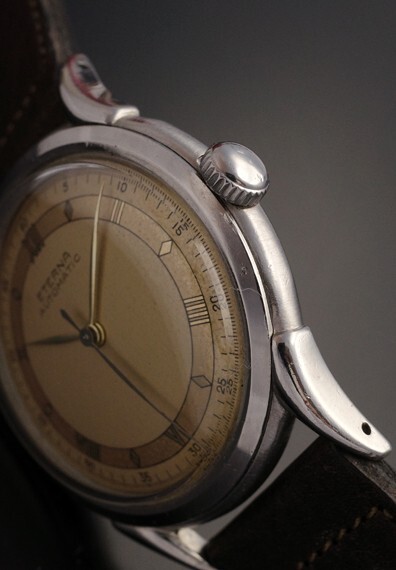 Eterna Bumper Movement 1940's Automatic SS Screw Back 34mm Cal.1159H ...