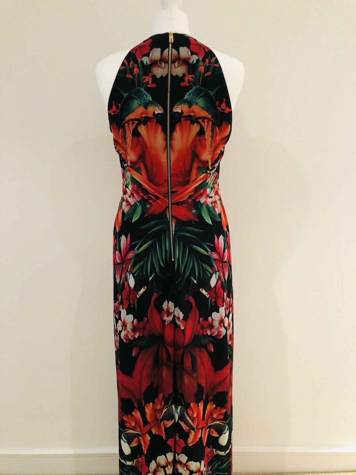 Ted Baker ‘Mircana Toucan’ Maxi Tropical Flower Dress… - Gem