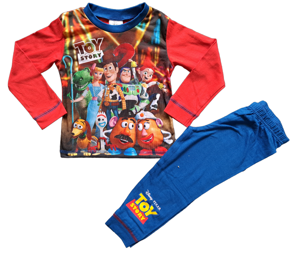 Boys New Toy Story Pyjamas Pjs Toy Story Woody Buzz Pyjamas Age 1 2 3 4 ...