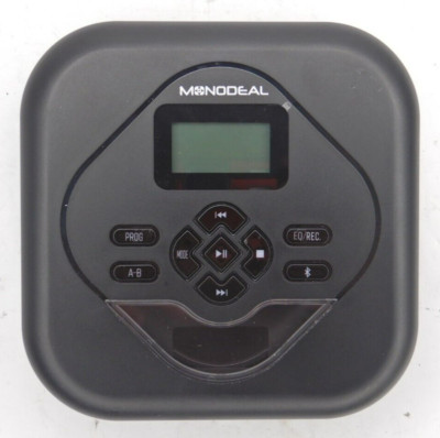 MONODEAL Portable Bluetooth CD Player with Speakers | Rechargeable | 10 ...