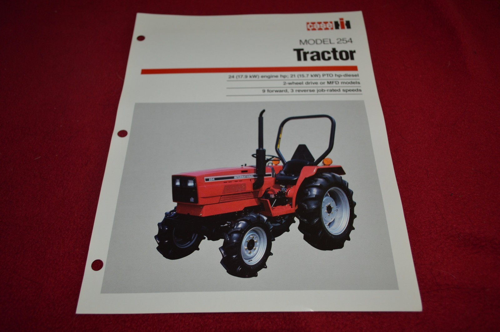 Case International 254 Tractor Dealers Brochure YABE16 | eBay