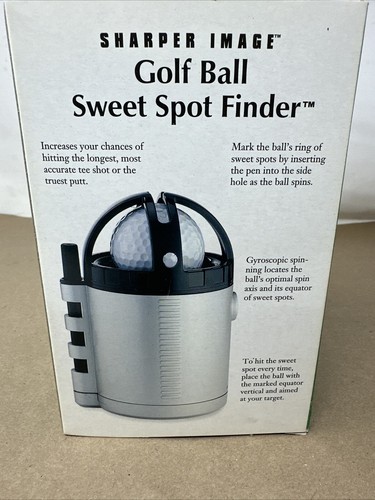 Golf Ball Sweet Spot Finder The Sharper Image TZ413 TZ 413 for sale ...