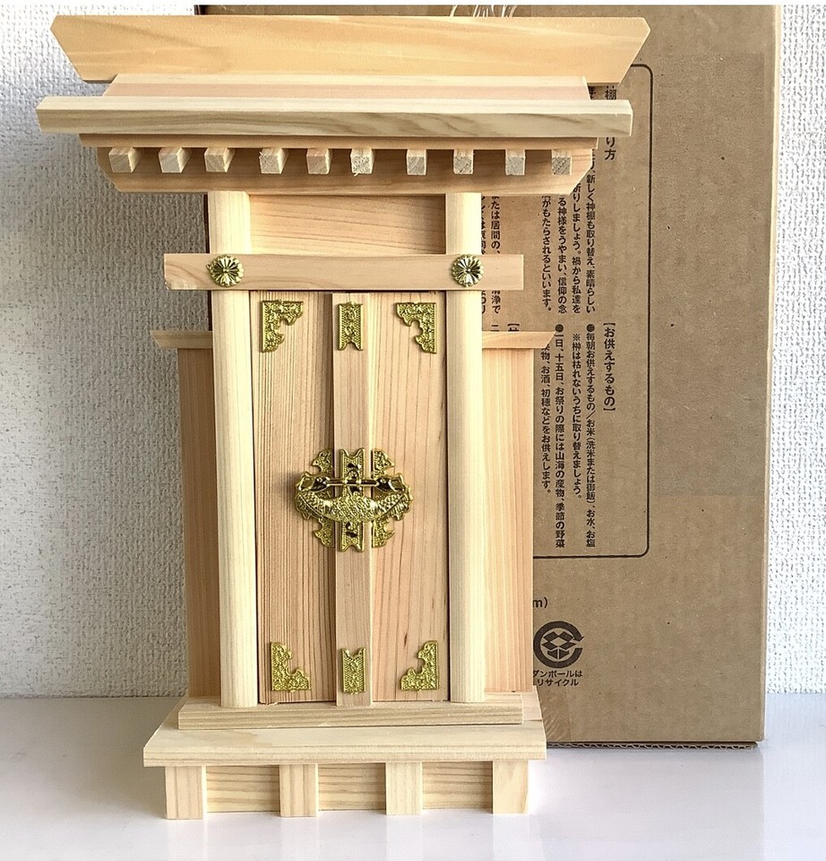 KAMIDANA household Shinto altar Japanese Home shrine ornament + ofuda ...