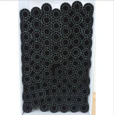 10 Black Craft Rolls Tubes Empty Receipt Paper Cores Bulk Hard Plastic ...