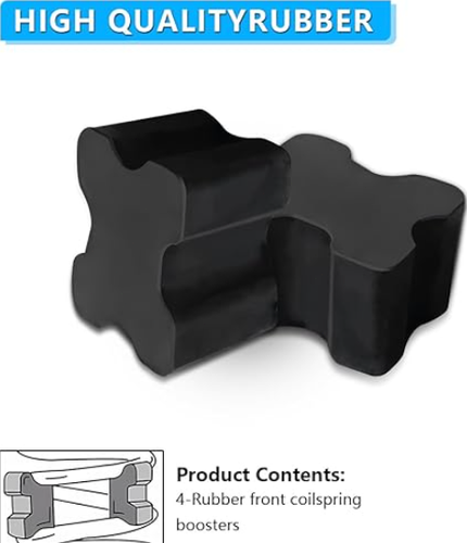 Rubber Coil Spring Spacers Spacer Booster Small Boosters 4 Pcs Front ...