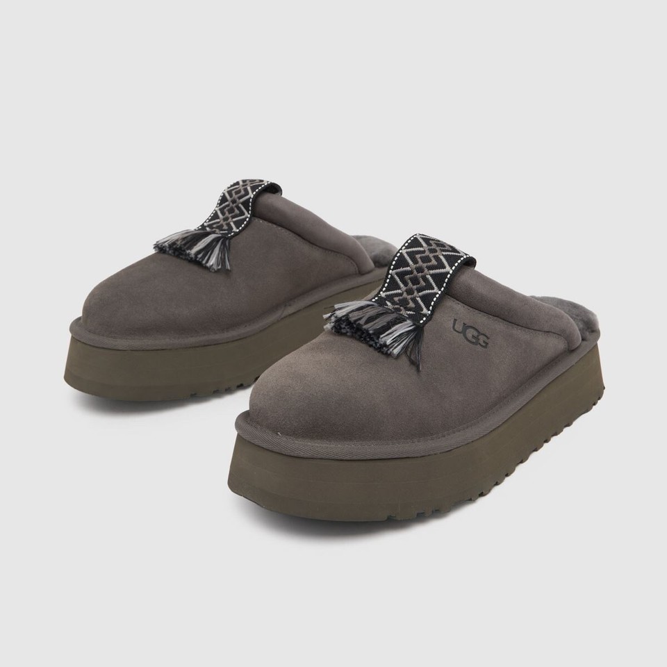 UGG Tazzle Platform tasman Slippers 1152677 Chestnut / Black Women's ...