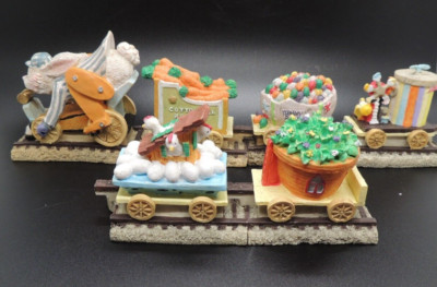 Vintage Bunny Express Easter Train 1996 Easter Decor Cute Bunny Carrot ...