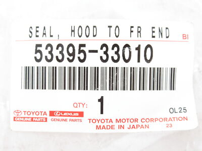 Genuine OEM Toyota 53395-33010 Front Grille to Hood Upper Seal 2007 ...