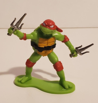 TMNT TEENAGE MUTANT NINJA TURTLE RAPHAEL CHARACTER PVC FIGURE CAKE TOPPER | eBay