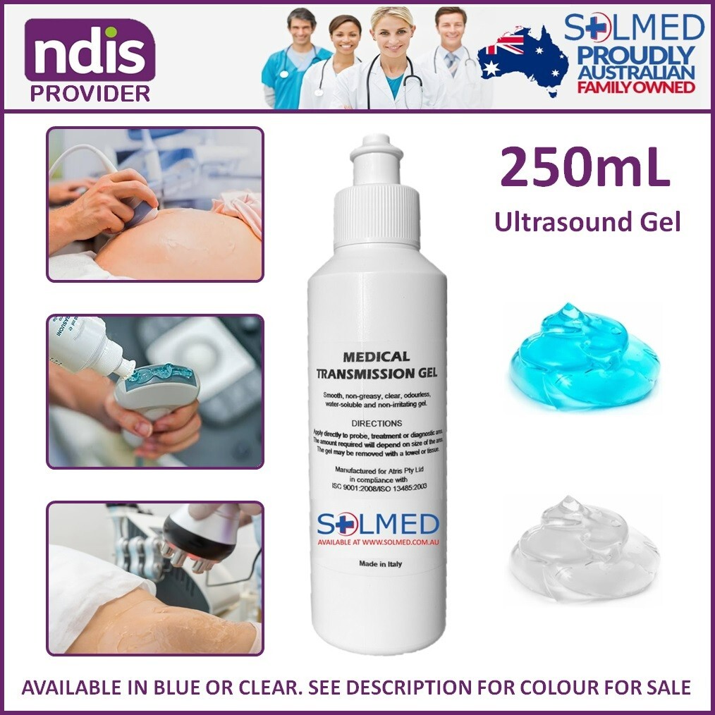 2 X CLEAR ULTRASOUND GEL EEG EMG ECG TENS GEL 250mL COUPLING CONDUCTIVE ...