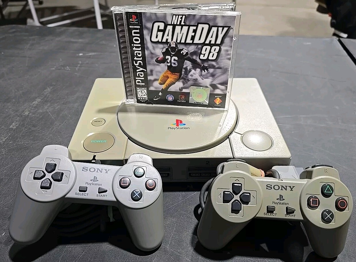 Sony PlayStation 1 PS1 SCPH-1001 Console System Bundle Tested and Works ...