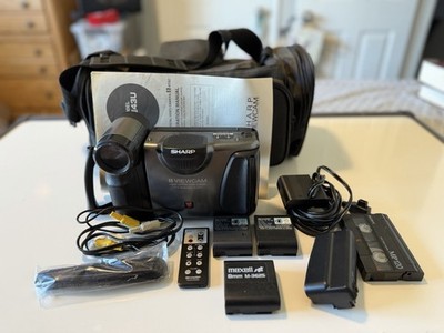 Sharp Viewcam VL-E43U 8mm Video8 Camcorder / Player Video Camera With ...